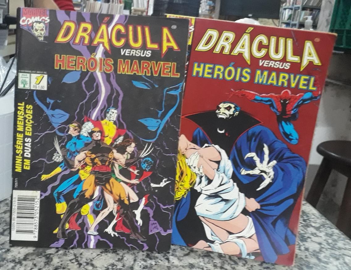 Dracula versus Herois Marvel – 2 volumes completos – O Sebo Cultural ...