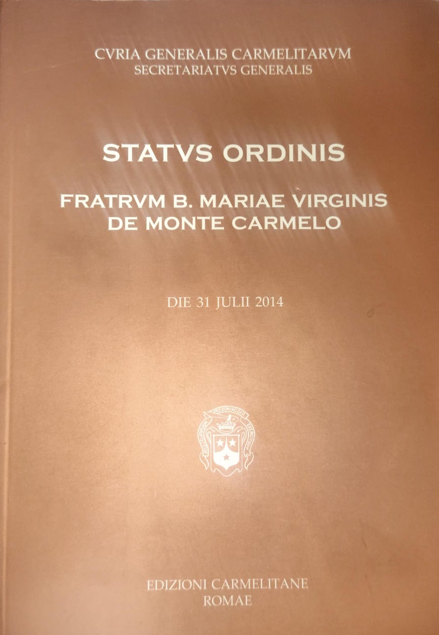 STATVS ORDINIS Fratrvm B. Mariae Virginis De Monte Carmelo – O Sebo ...