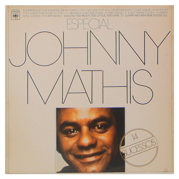 Johnny Mathis — Especial Johnny Mathis – 14 Sucessos – O Sebo Cultural ...